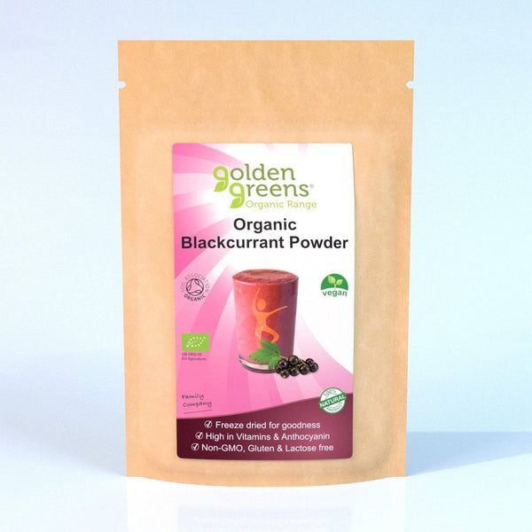 Organic Blackcurrant Powder - Golden Greens Organic Ltd