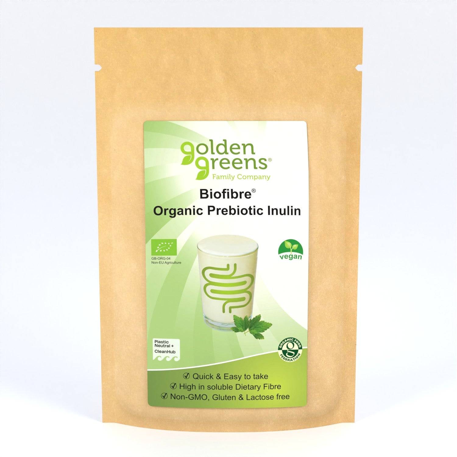 Organic Inulin Prebiotic Fibre: Natural Gut Health & Digestive Support ...