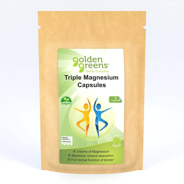 Triple Magnesium Capsules - Golden Greens Organic Ltd