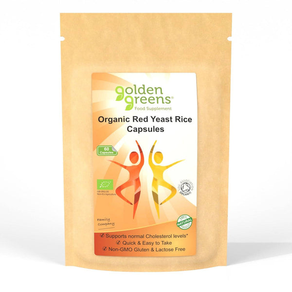 Organic Red Yeast Rice Capsules - Golden Greens Organic Ltd